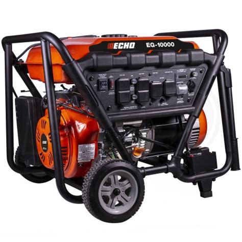ECHO EG-10000 - 7500 Watt Electric Start Portable Generator – Emergency ...